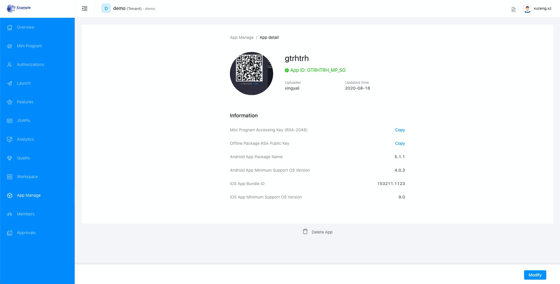 Workflow Procedures | Using Mini Program Platform | Documentation