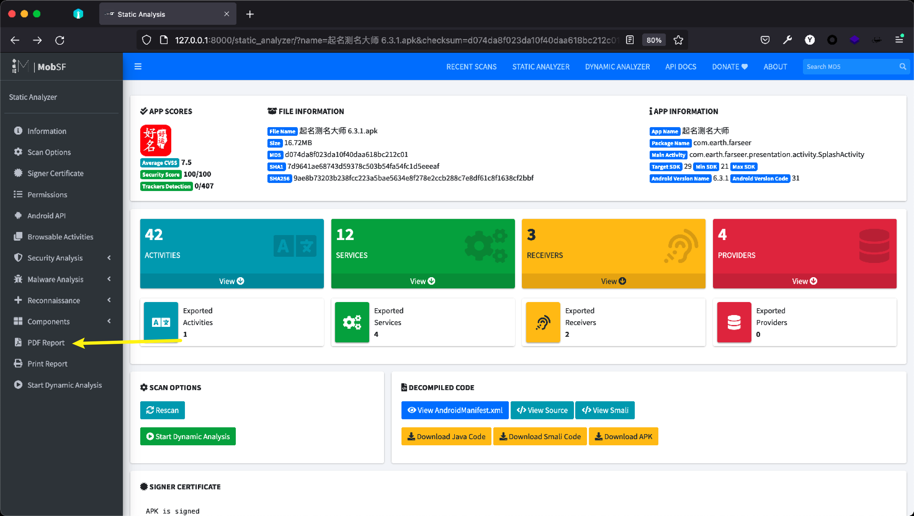 MobSF:移动应用程序自动测试框架 - RDPMind - 博客园