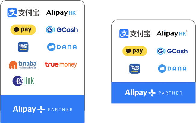 Brand display guidelines for in-store payment | Alipay+ Brand ...
