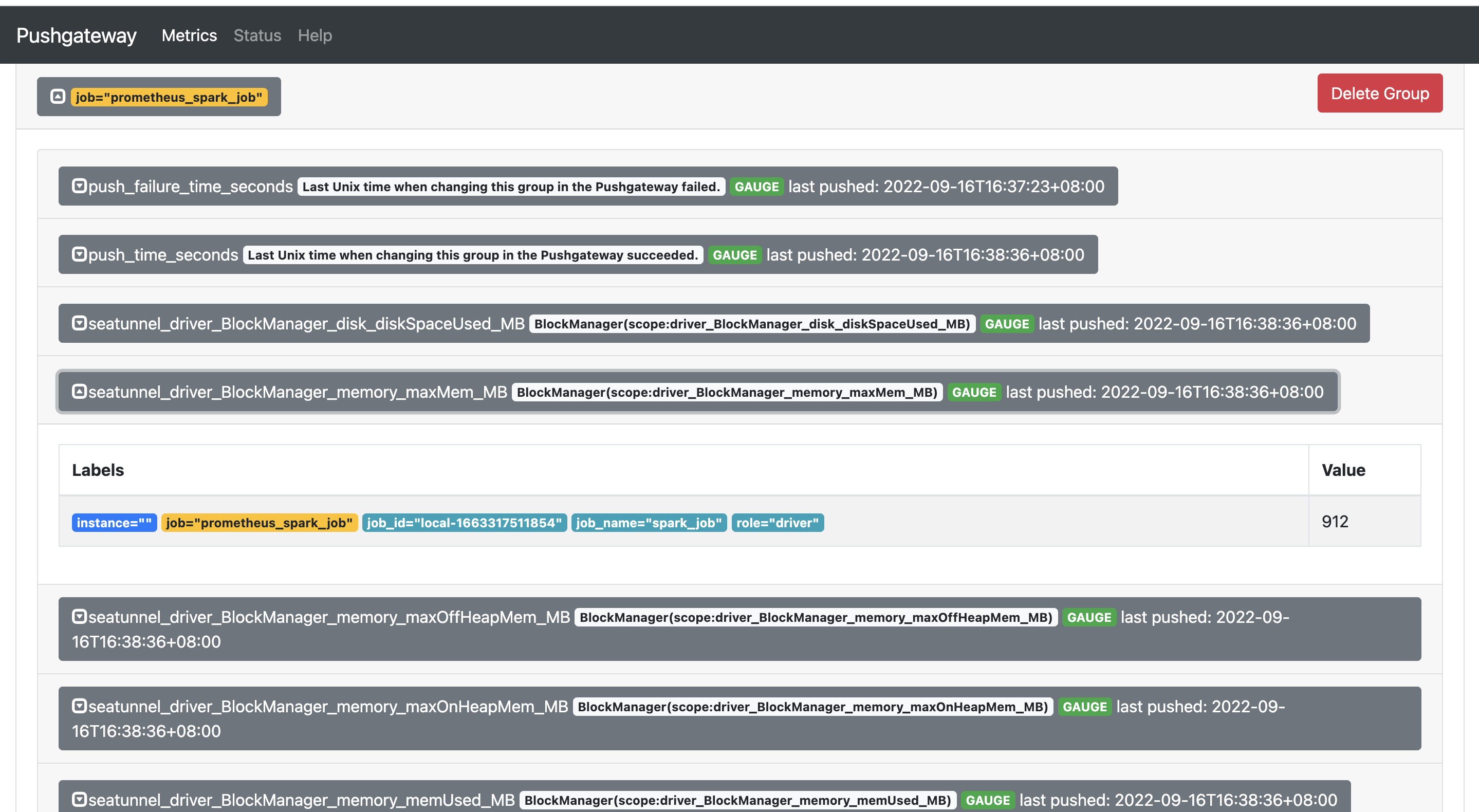GitHub - lvlv-feifei/Seatunnel-metrics: seatunnel metrics system demo