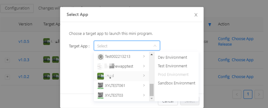 Release mini programs | Platform User's Guide | Documentation