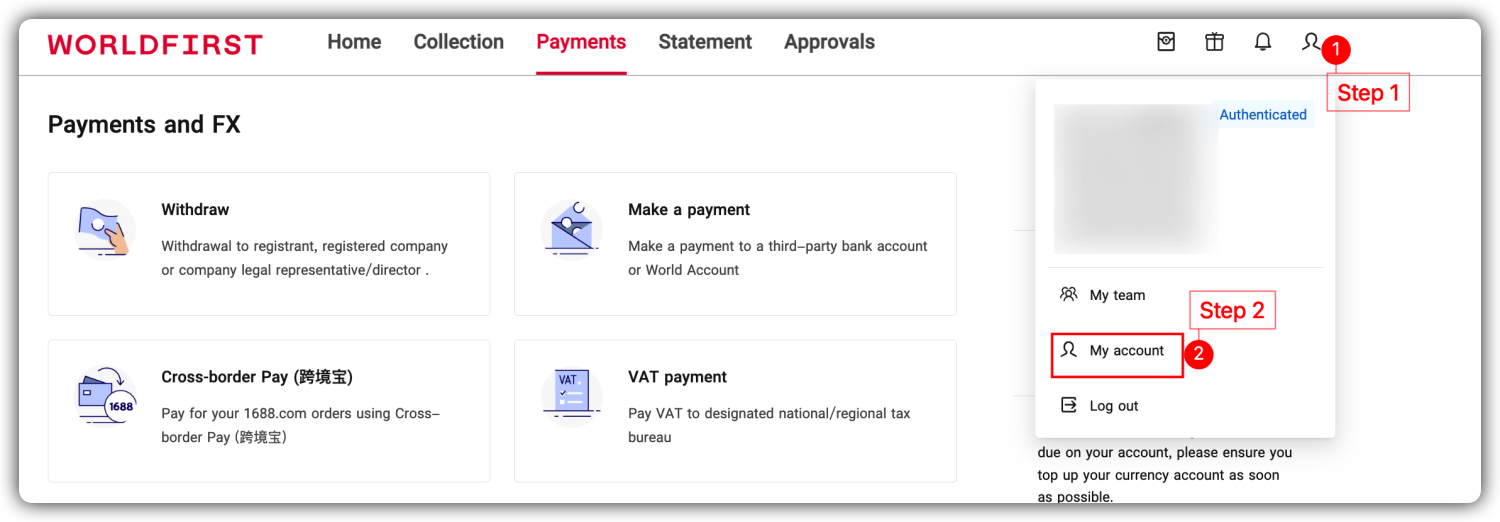 How to transfer money to your WorldFrist account? | 万里汇（WorldFirst）外贸 ...