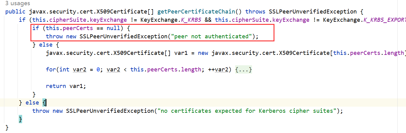 Call API出现peer not authenticated | Beita