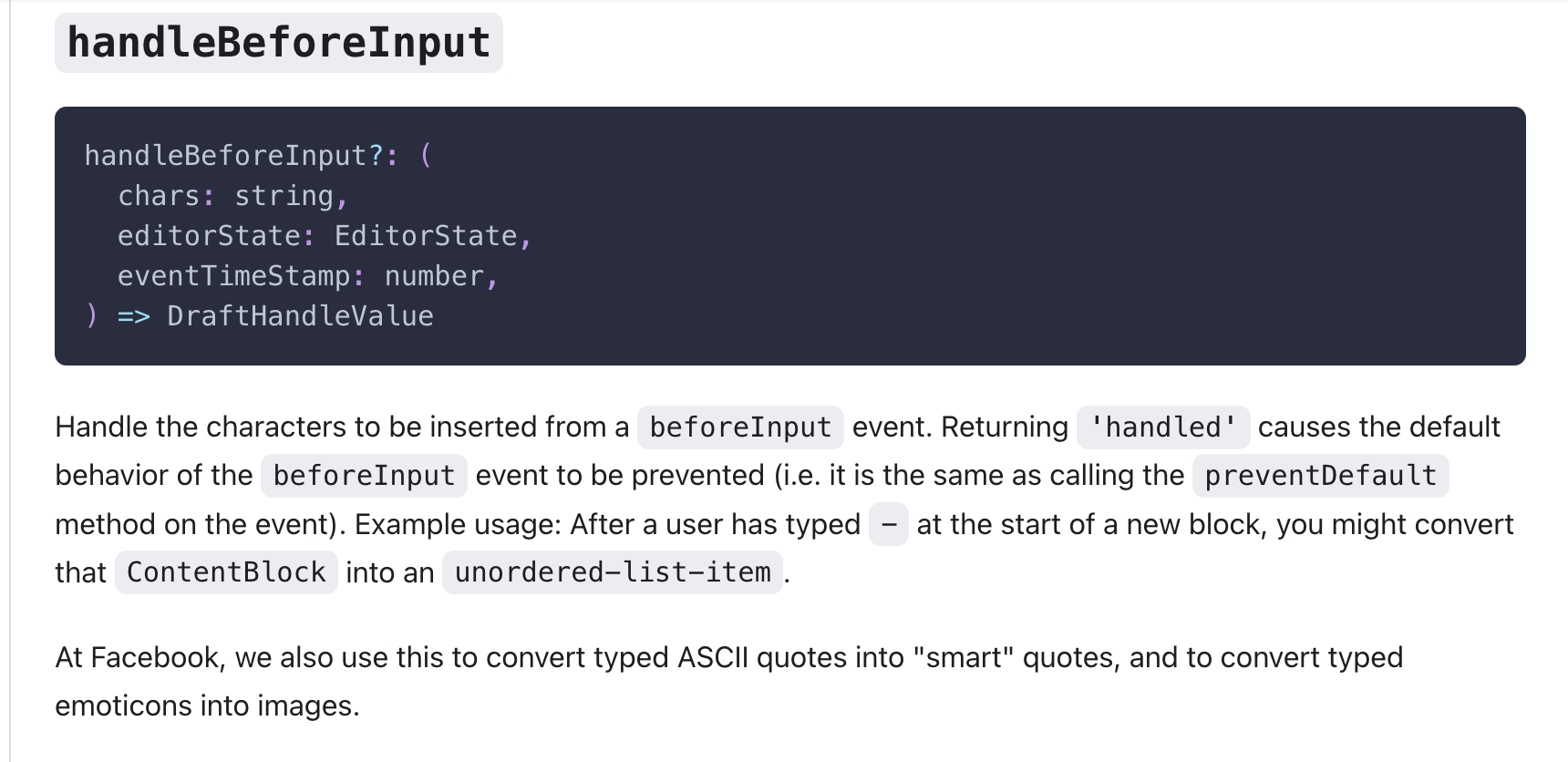富文本框架Draft.js的入门与实践什么是Draft.js Draft.js是应用在react里的富文本编辑器框架，它 - 掘金